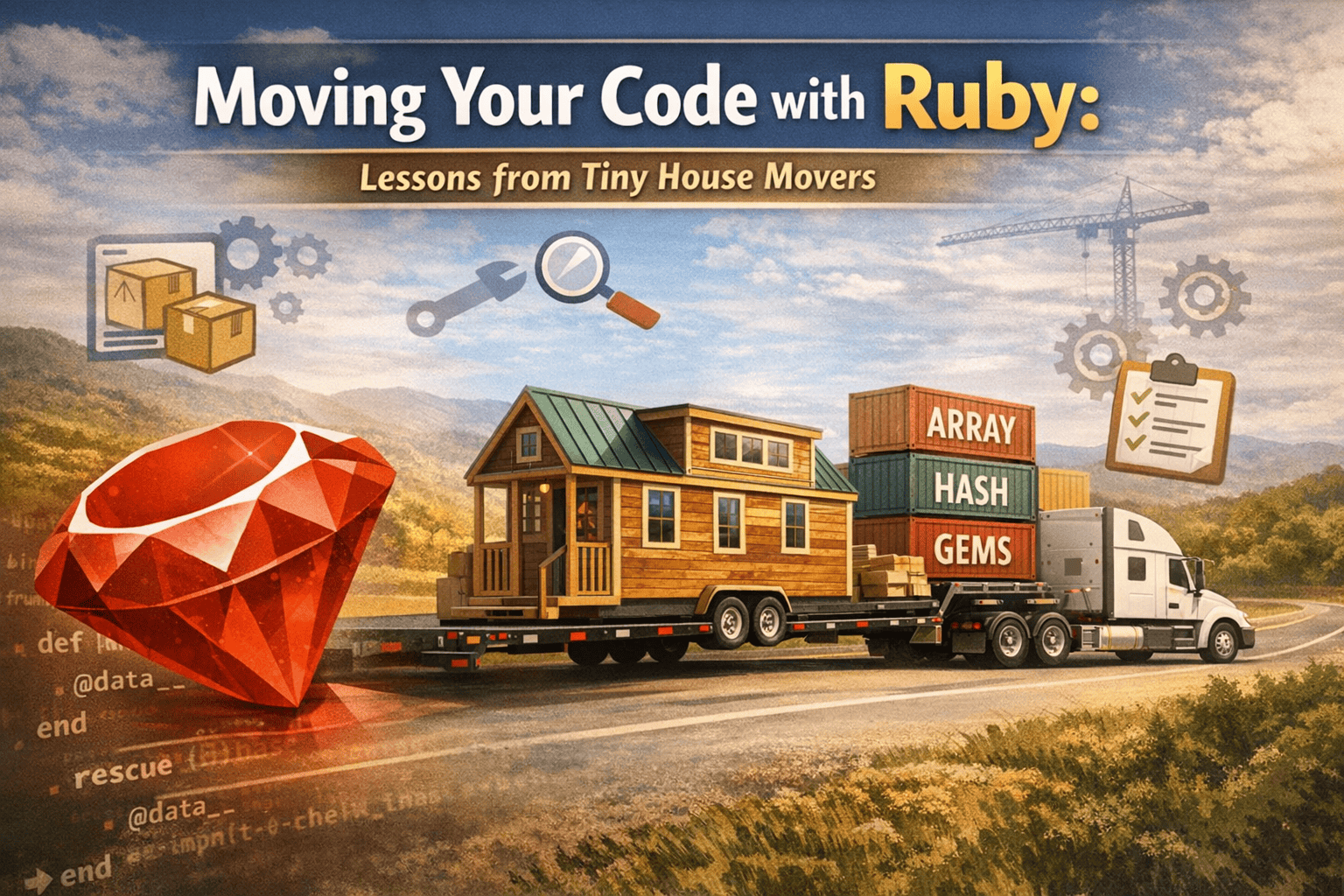 Moving Your Code with Ruby: Lessons from Tiny House Movers - Ruby-Doc.org